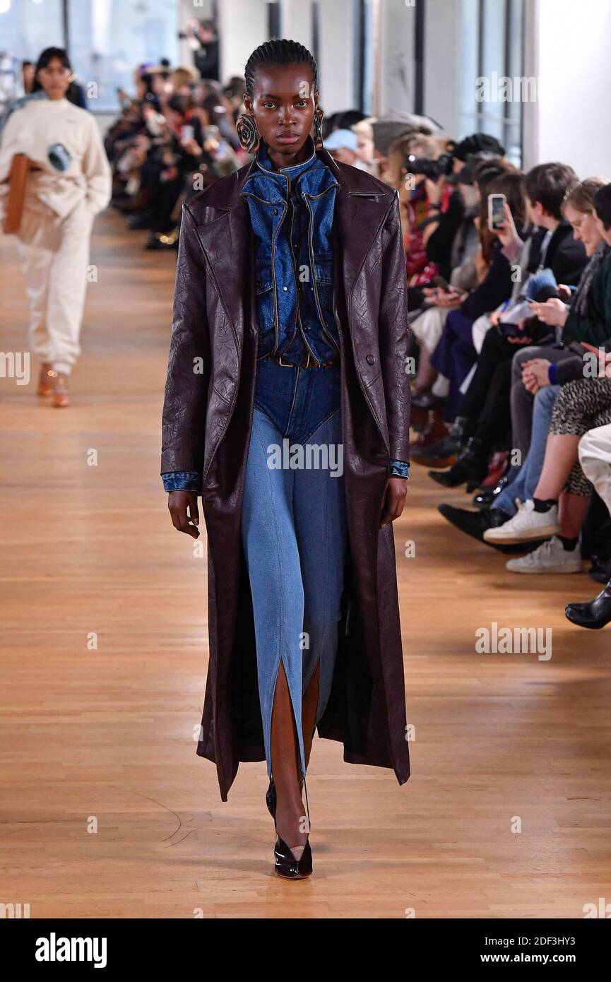 A model walks the runway during the Y/Project show as part of Paris ...