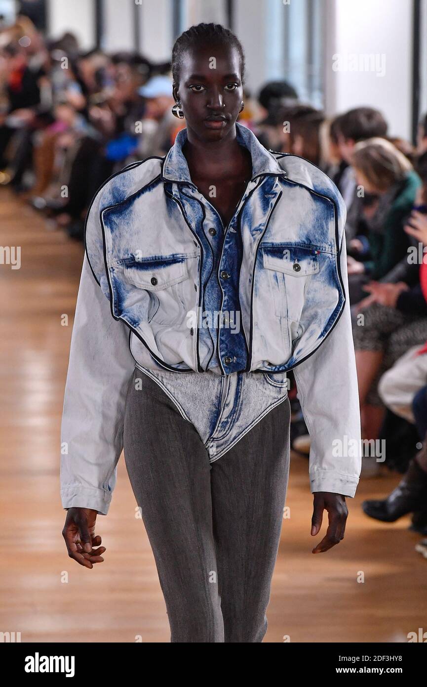 A model walks the runway during the Y/Project show as part of Paris ...
