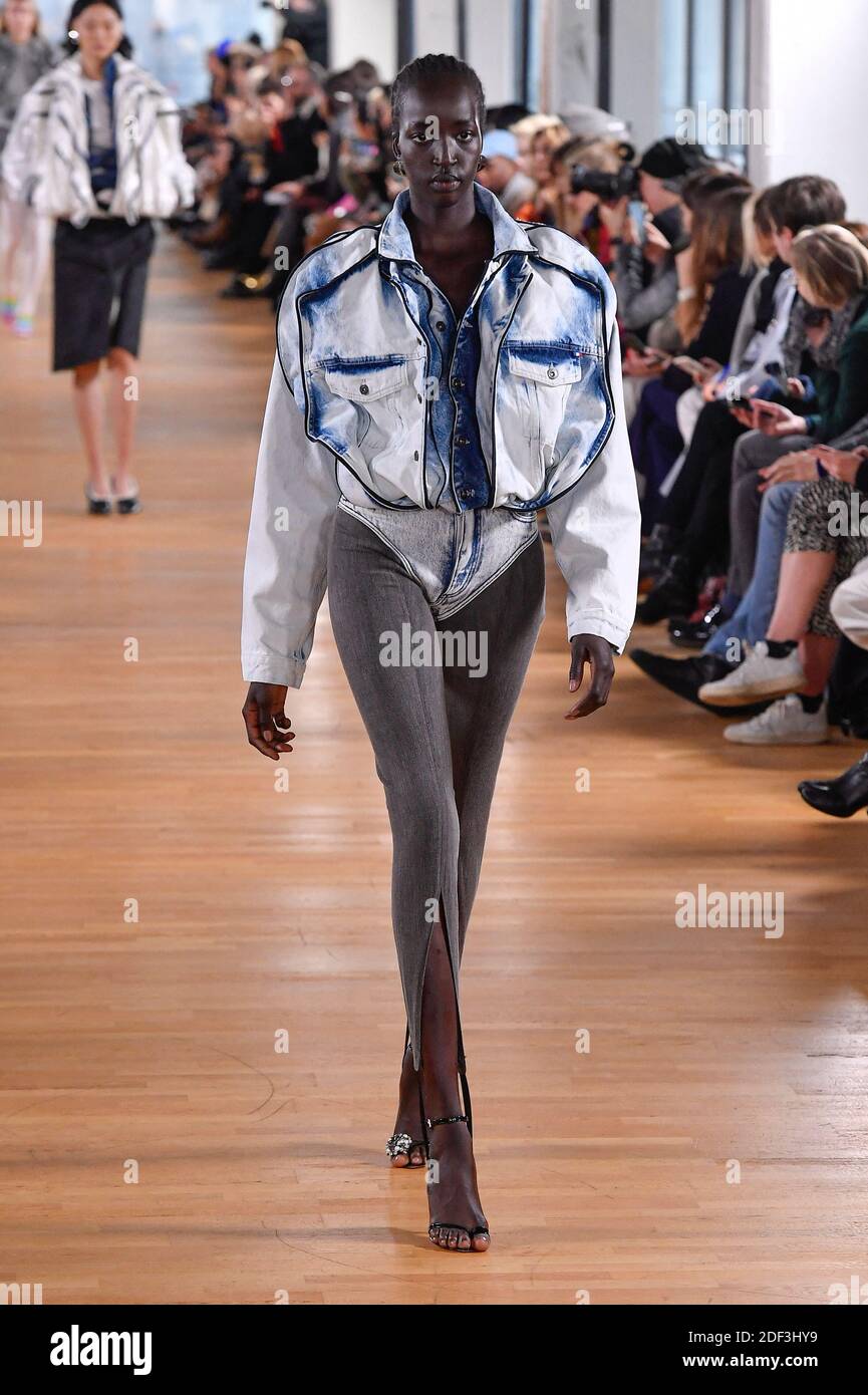 A model walks the runway during the Y/Project show as part of Paris ...