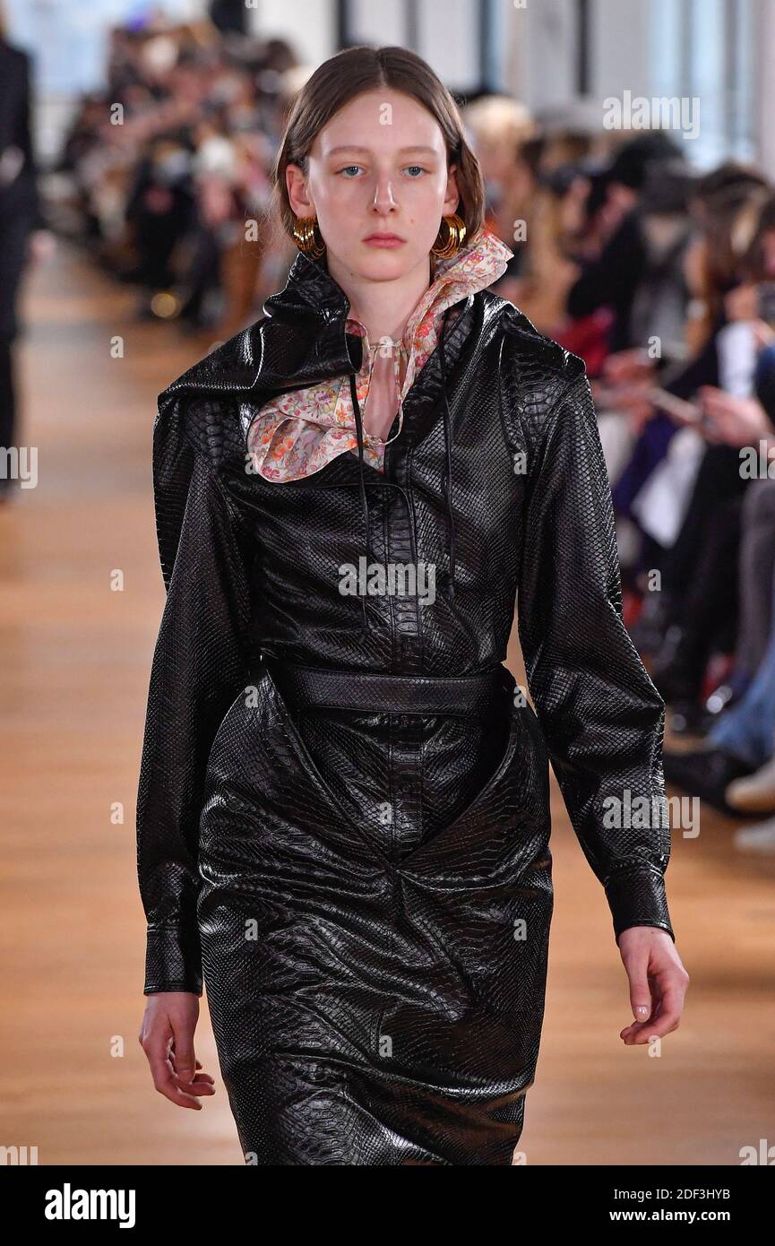 A model walks the runway during the Y/Project show as part of Paris ...
