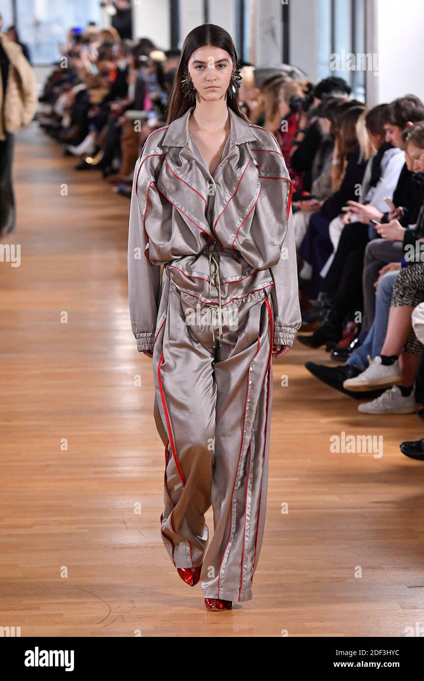 A model walks the runway during the Y/Project show as part of Paris ...