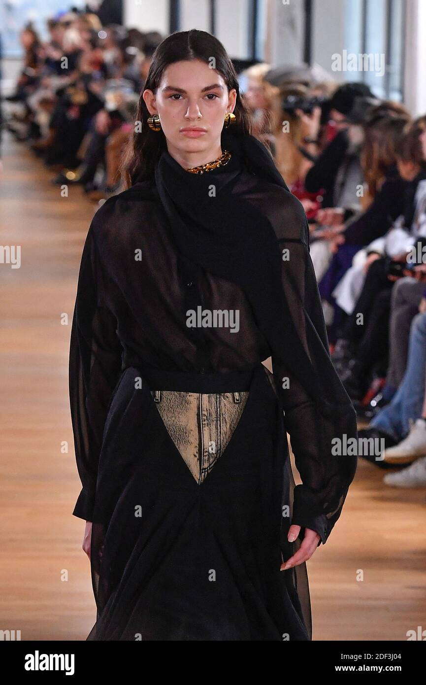 A model walks the runway during the Y/Project show as part of Paris ...