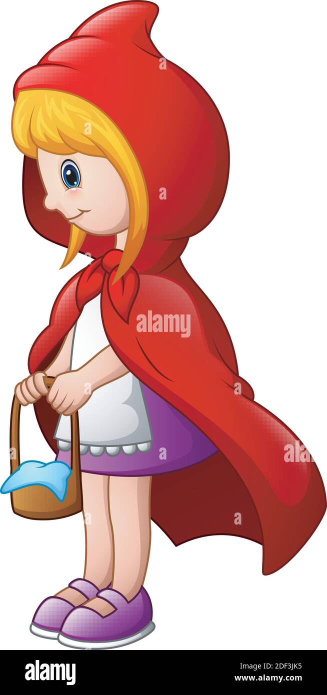 Vector illustration of Red Riding Hood Stock Vector Image & Art - Alamy