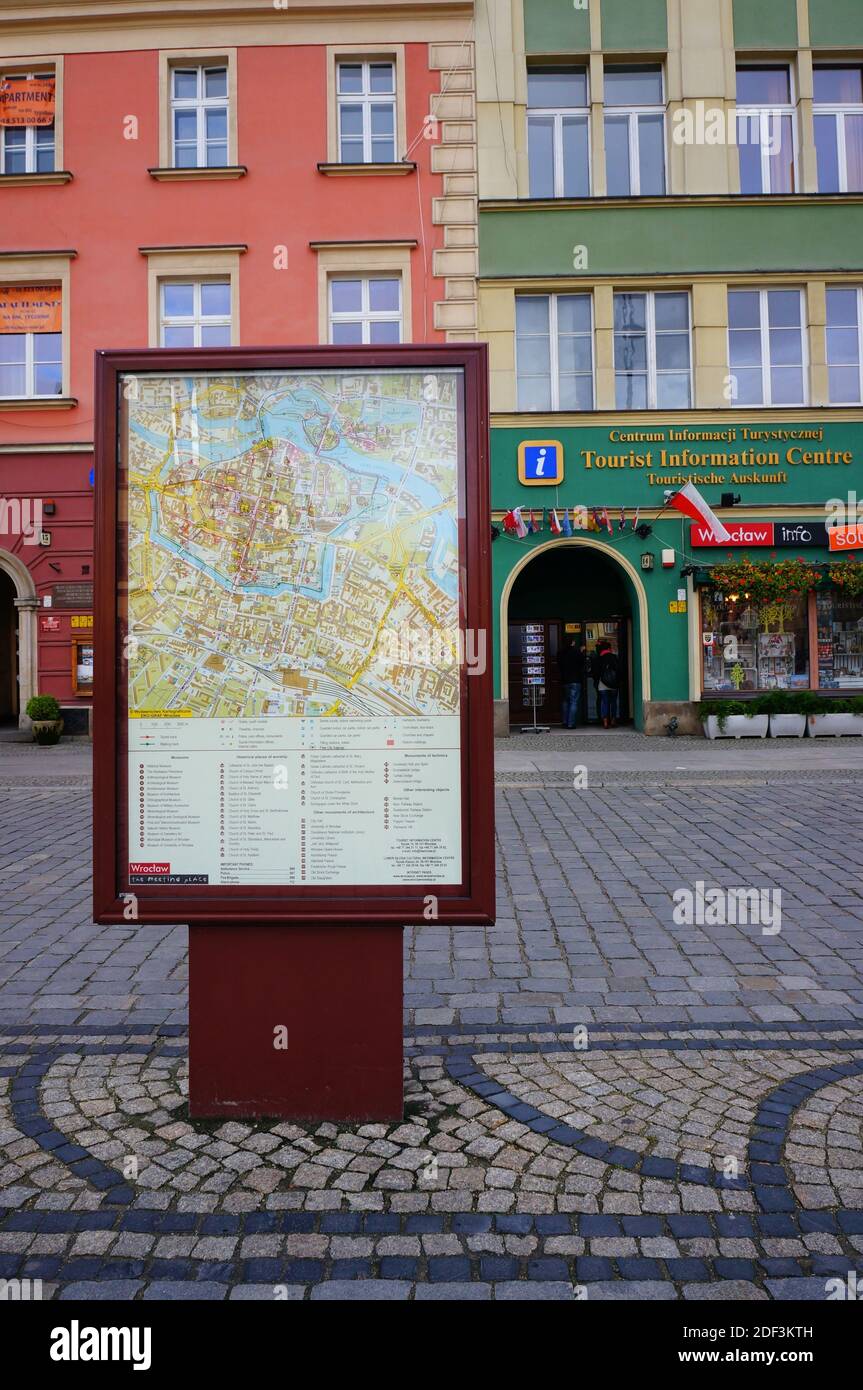 Map of wroclaw hi-res stock photography and images - Alamy