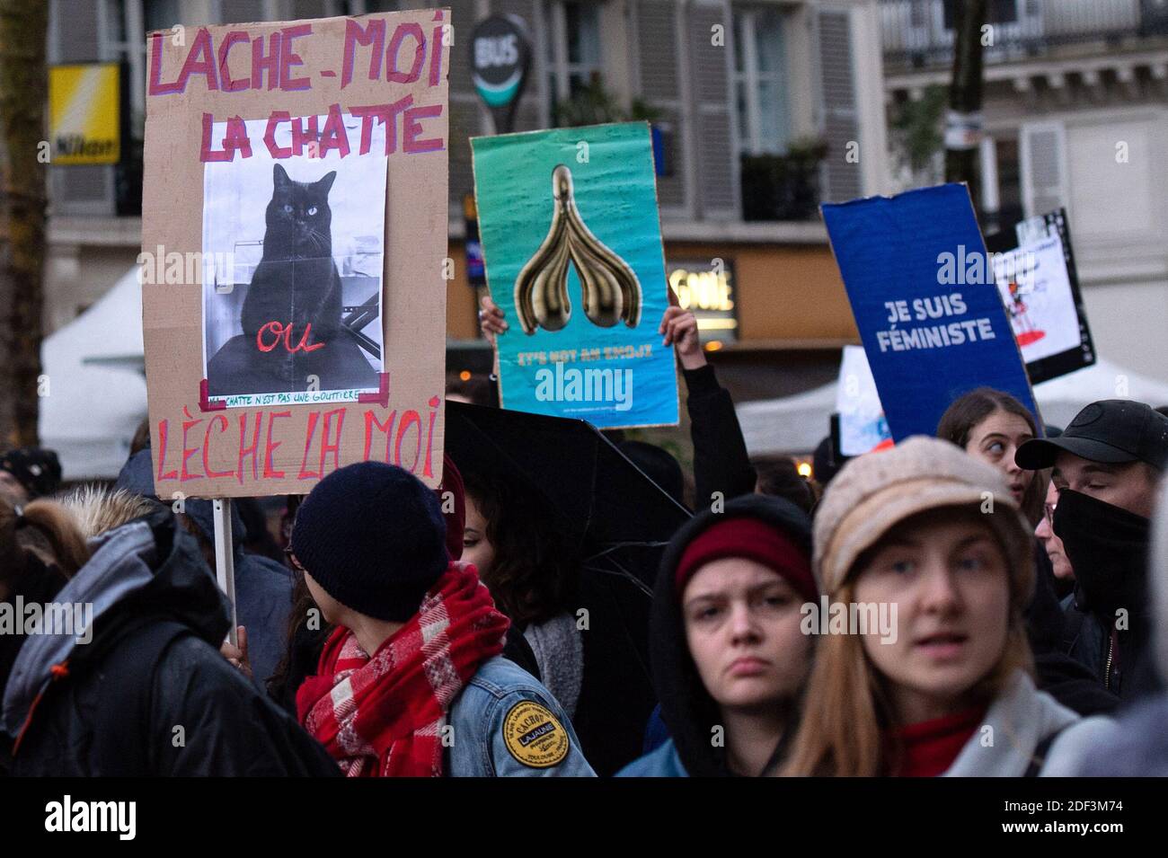Women take part in a rally as part of the International Women's day in ...