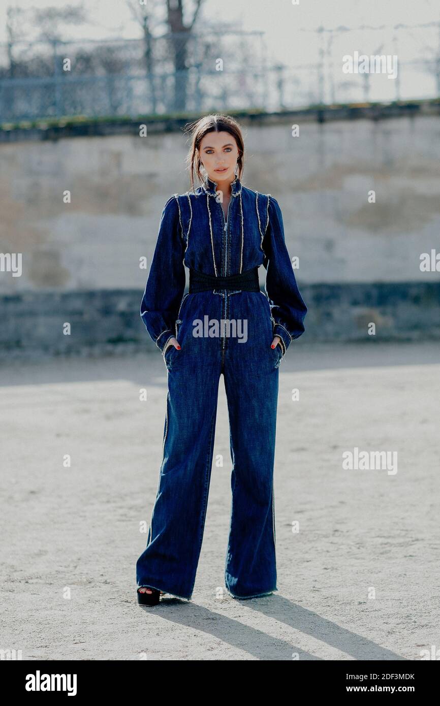 Street style, Heloise Agostinelli arriving at Dior Fall Winter 2020 ...