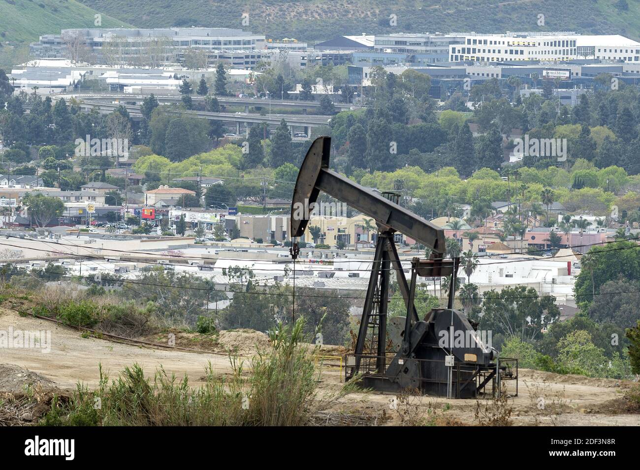 The Inglewood Oil Field on March 9, 2020 in Los Angeles, California ...