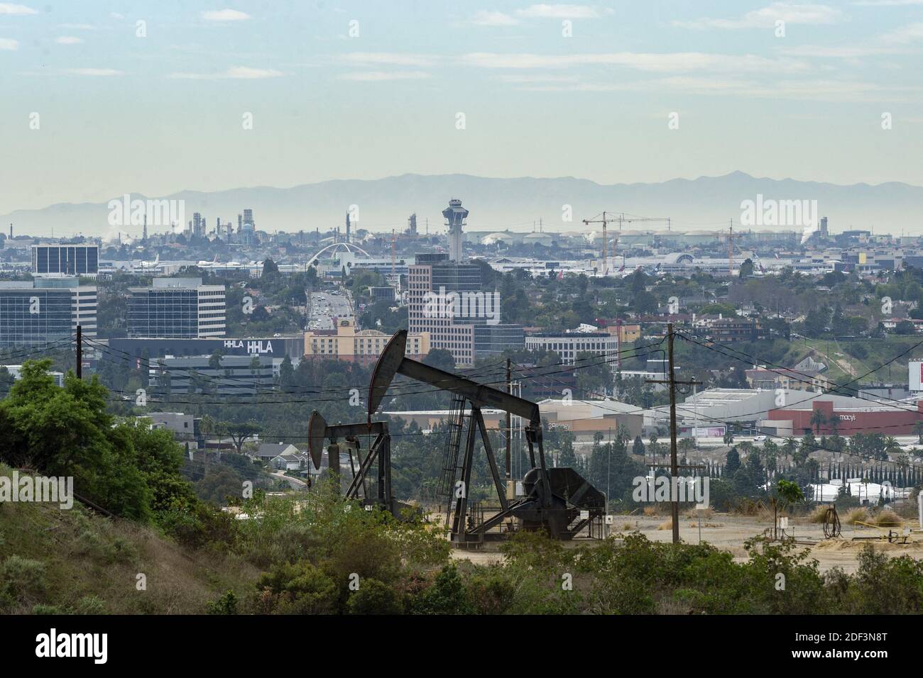 The Inglewood Oil Field on March 9, 2020 in Los Angeles, California ...