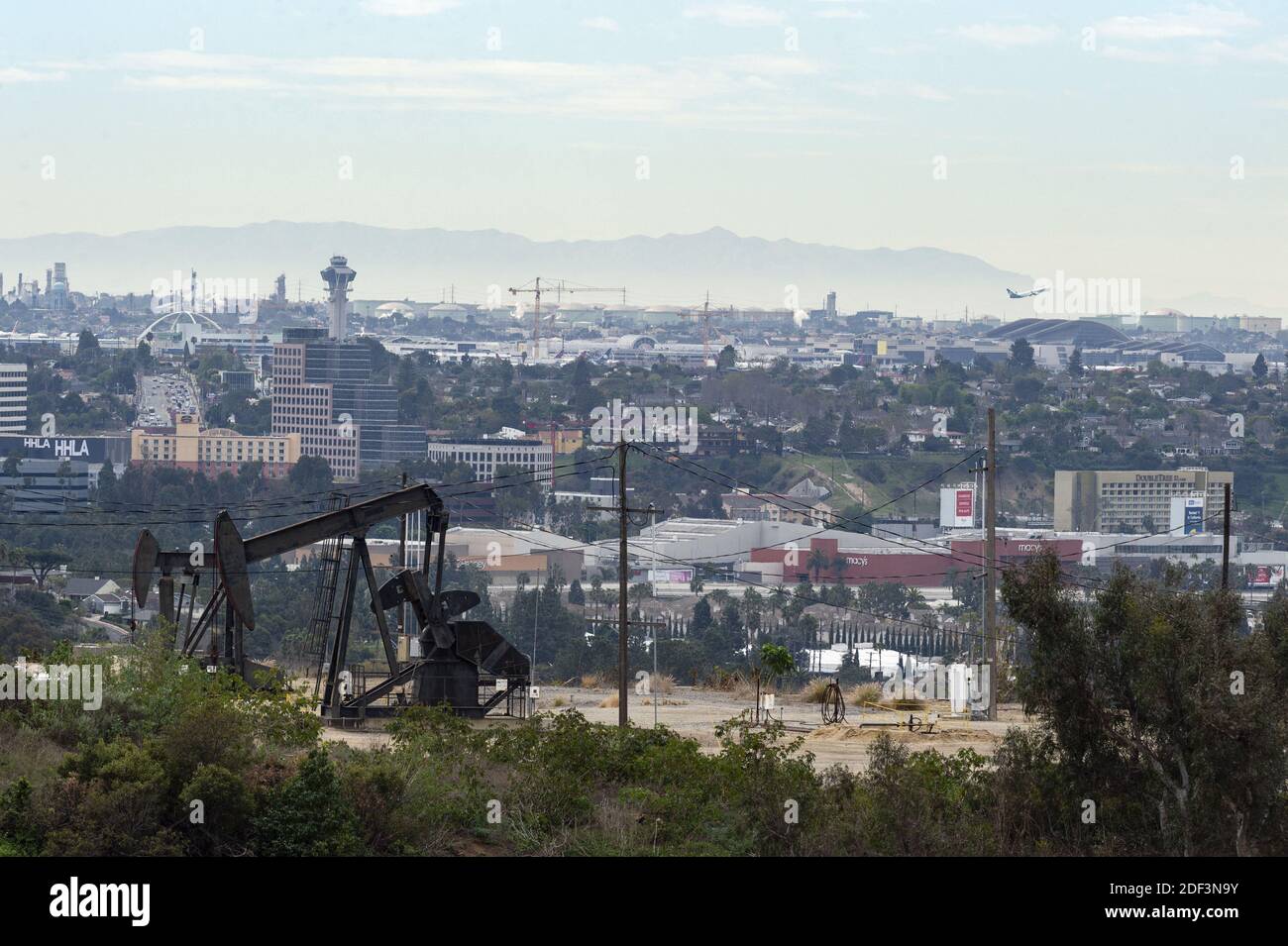 The Inglewood Oil Field on March 9, 2020 in Los Angeles, California ...