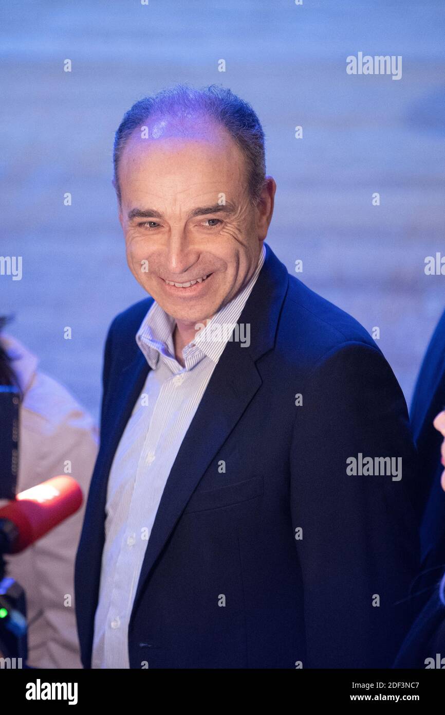 Jean-Francois Cope attends a political rally of Rachida Dati candidate ...
