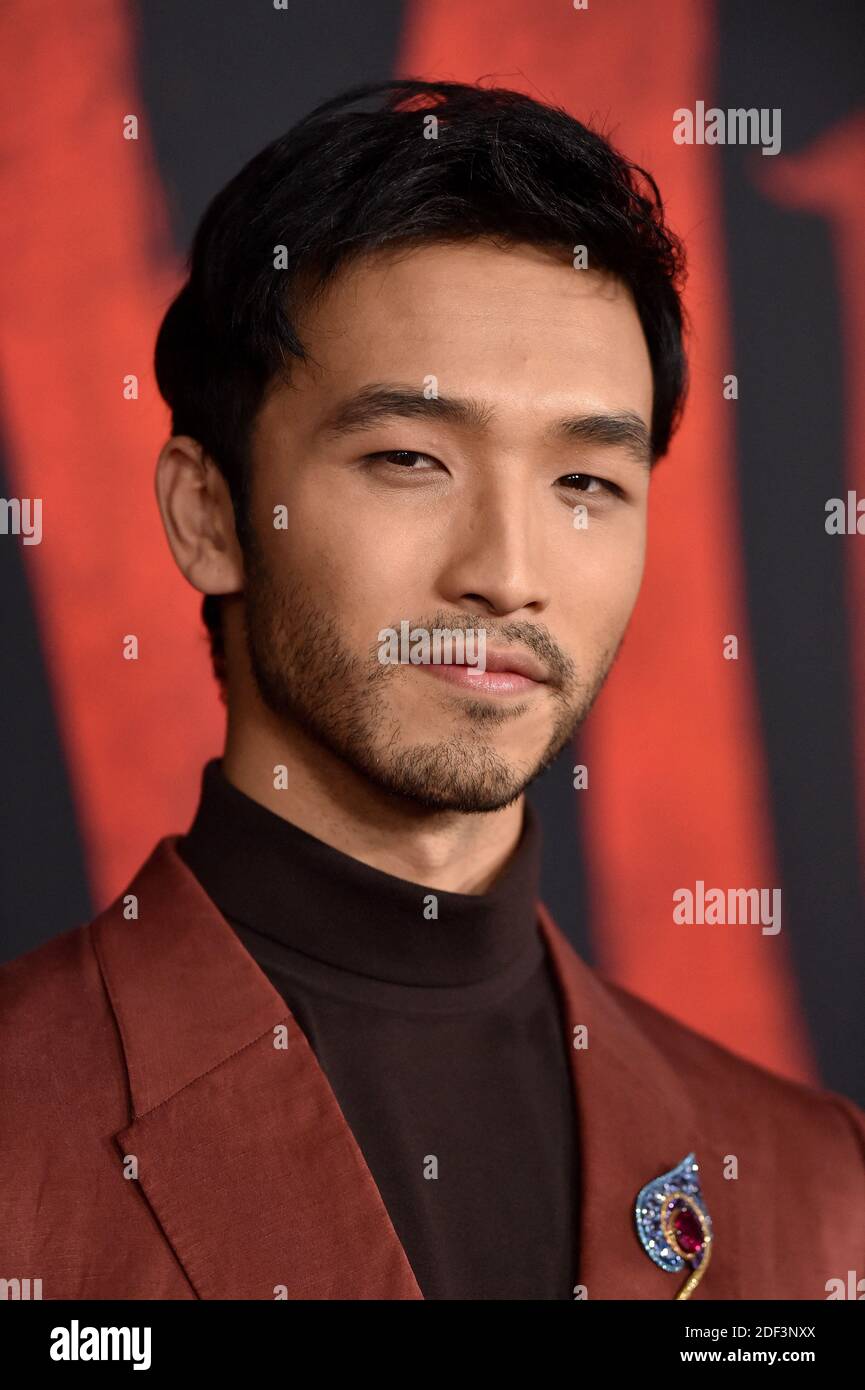 Yoson An attends the premiere of Disney's "Mulan" at Dolby Theatre on ...