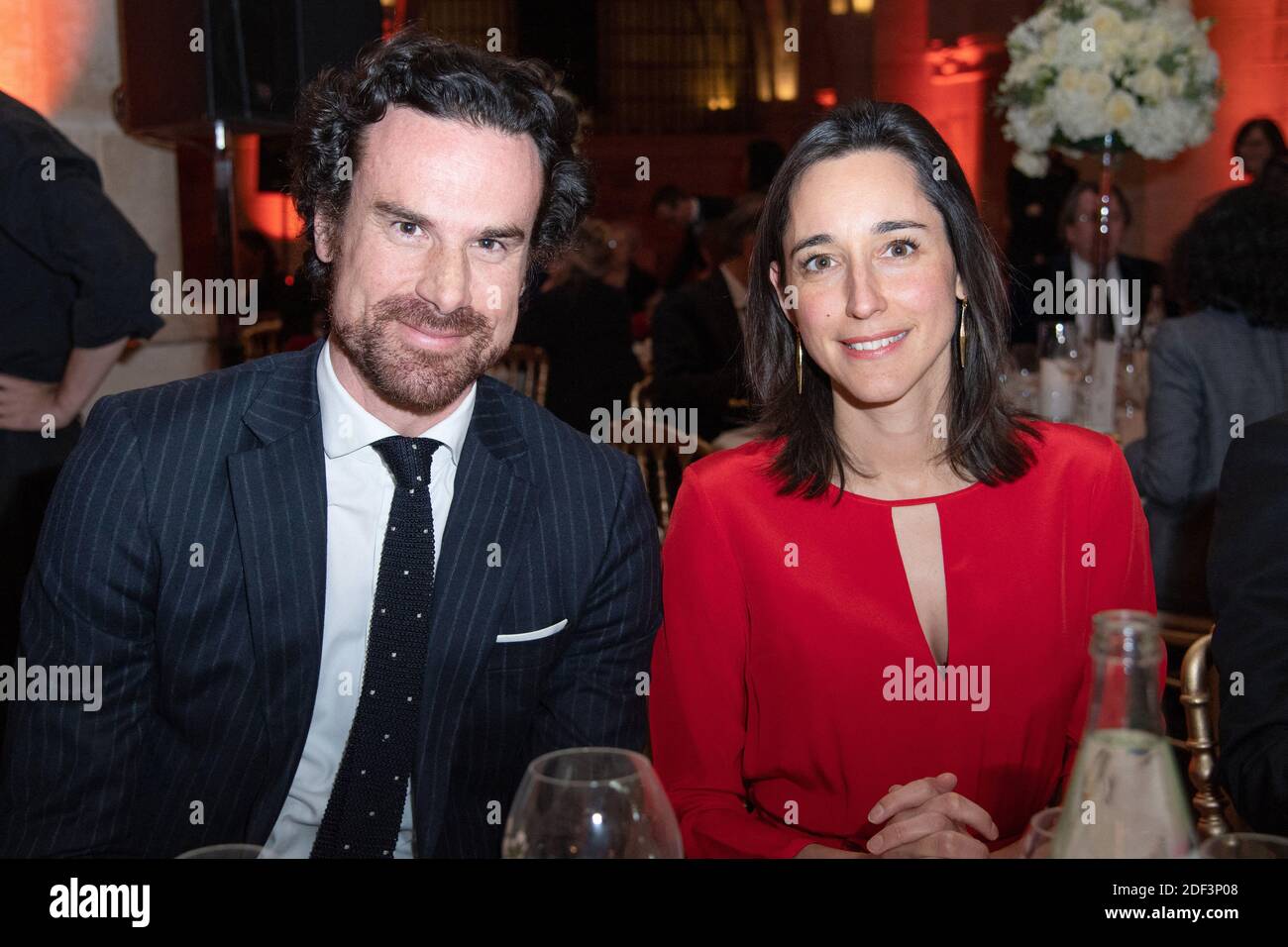 Brune Poirson and guest attending the Mawoma Gala at the Conciergerie ...