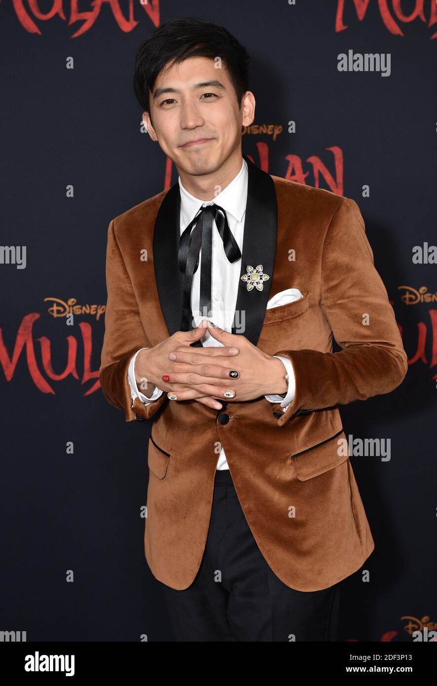 Jimmy Wong attends the premiere of Disney's "Mulan" at Dolby Theatre on ...