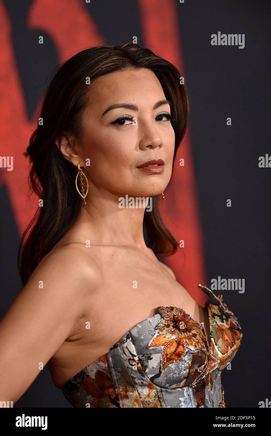 Ming-Na Wen attends the premiere of Disney's "Mulan" at Dolby Theatre ...