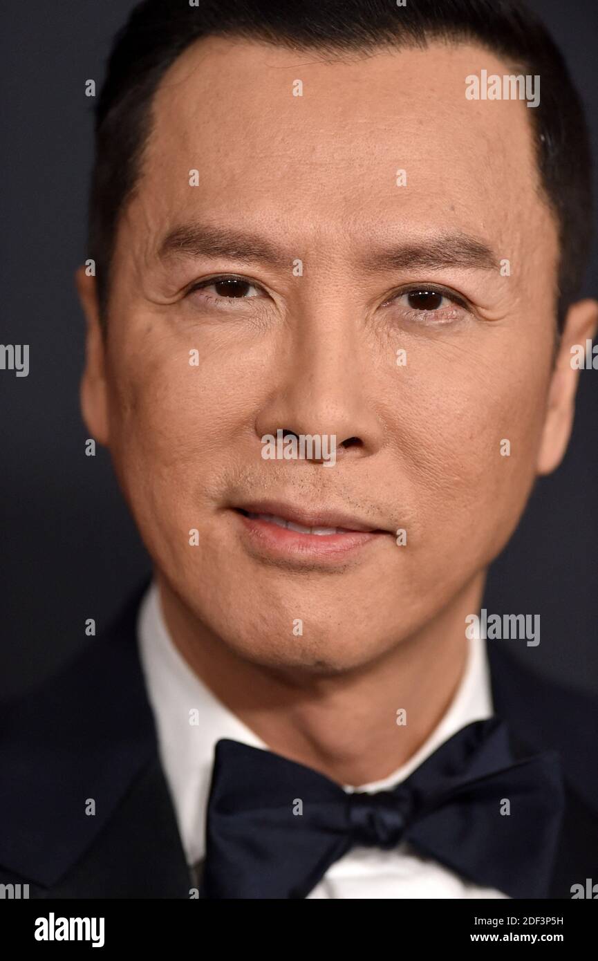 Donnie Yen attends the premiere of Disney's "Mulan" at Dolby Theatre on ...