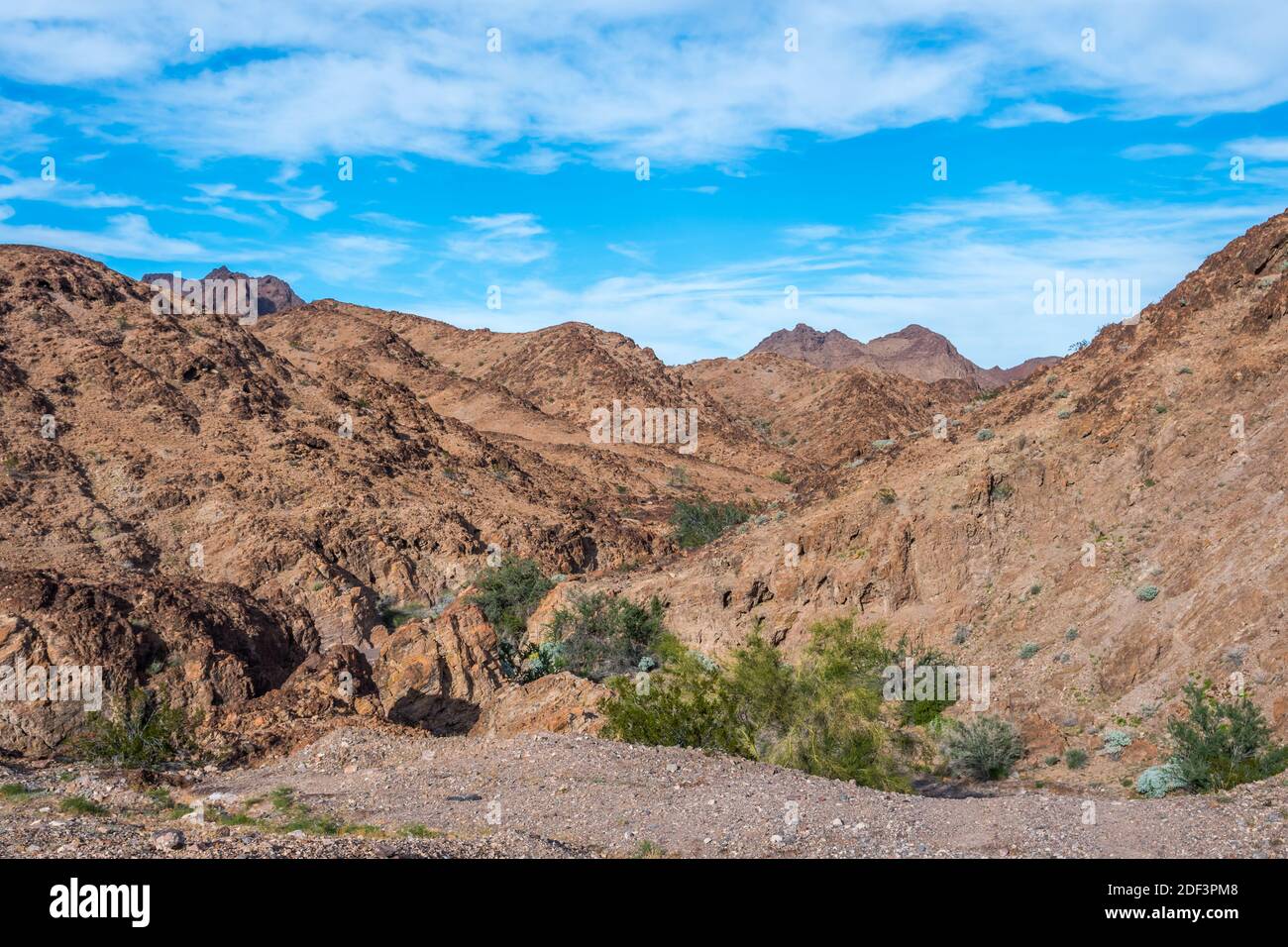 An overlooking view of nature in Yuma, Arizona Stock Photo - Alamy