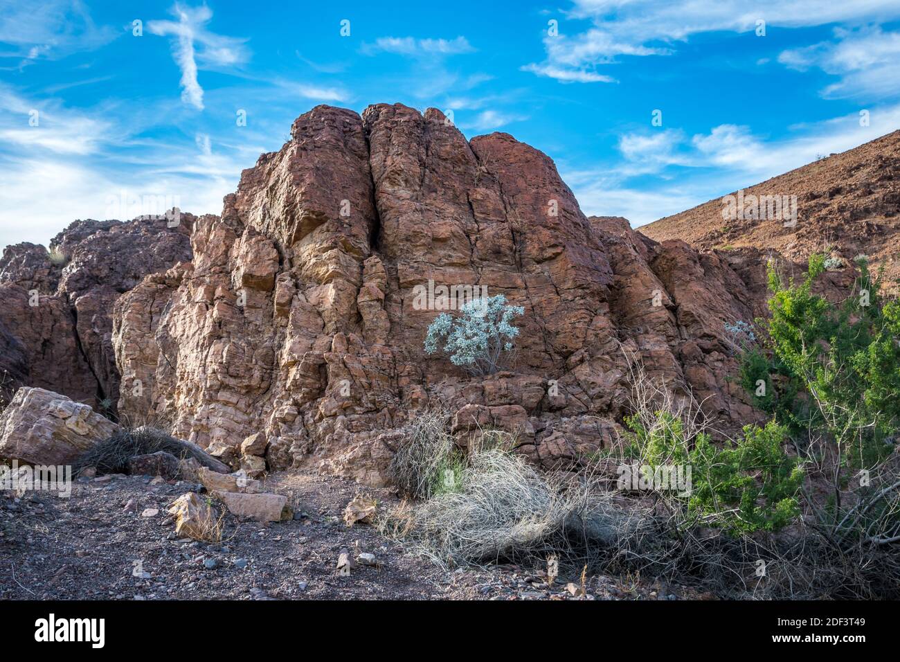 An overlooking view of nature in Yuma, Arizona Stock Photo - Alamy