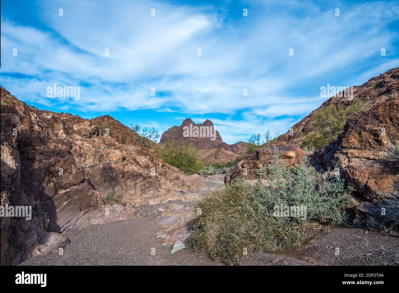 An overlooking view of nature in Yuma, Arizona Stock Photo - Alamy