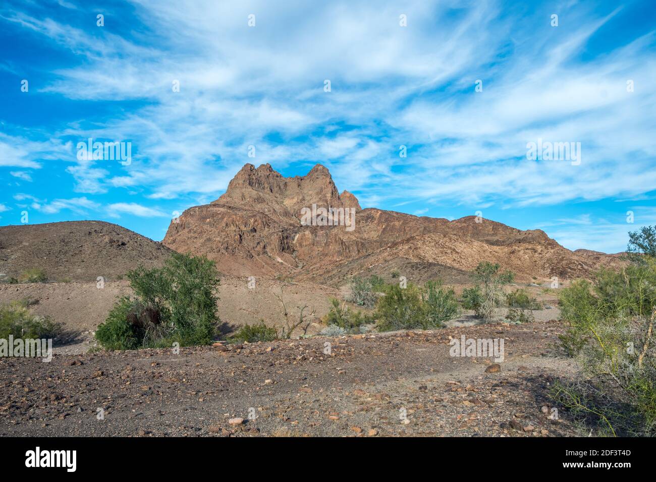 An overlooking view of nature in Yuma, Arizona Stock Photo - Alamy