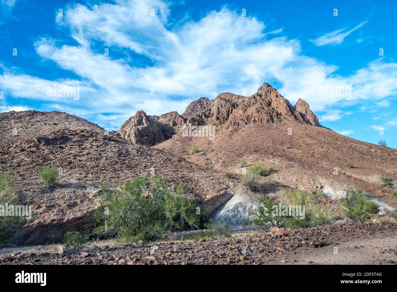 An overlooking view of nature in Yuma, Arizona Stock Photo - Alamy