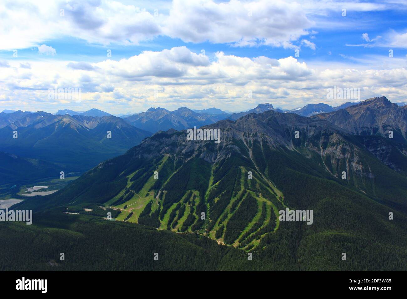 Mount Norquay as seen from Cascade Mountain Stock Photo - Alamy