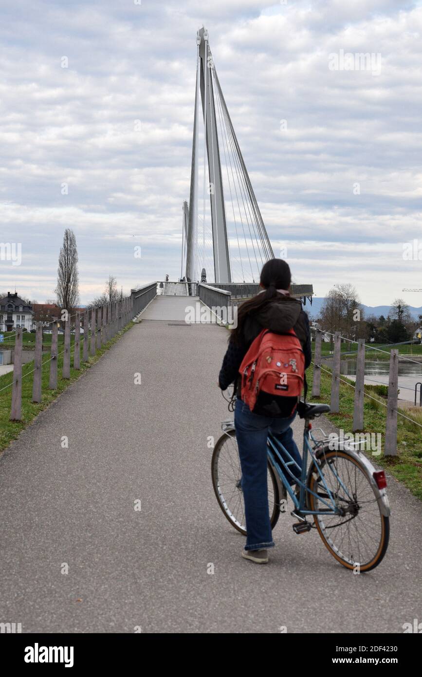 Mimram footbridge hi-res stock photography and images - Alamy