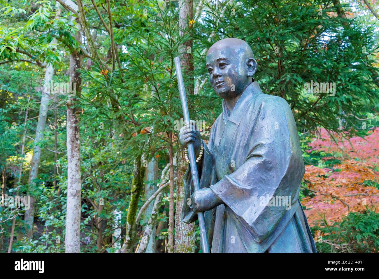 Ikkyu Sojun Statue at Ikkyuji Temple (Shuon-an) in Kyotanabe, Kyoto ...