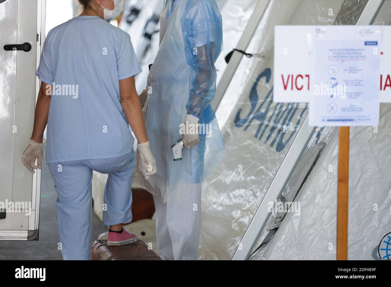 The Bordeaux Pellegrin CHU has set up an advanced medical post at the ...