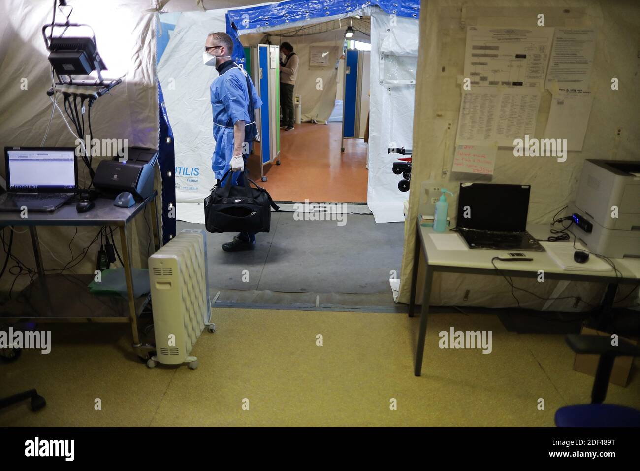 The Bordeaux Pellegrin CHU has set up an advanced medical post at the ...