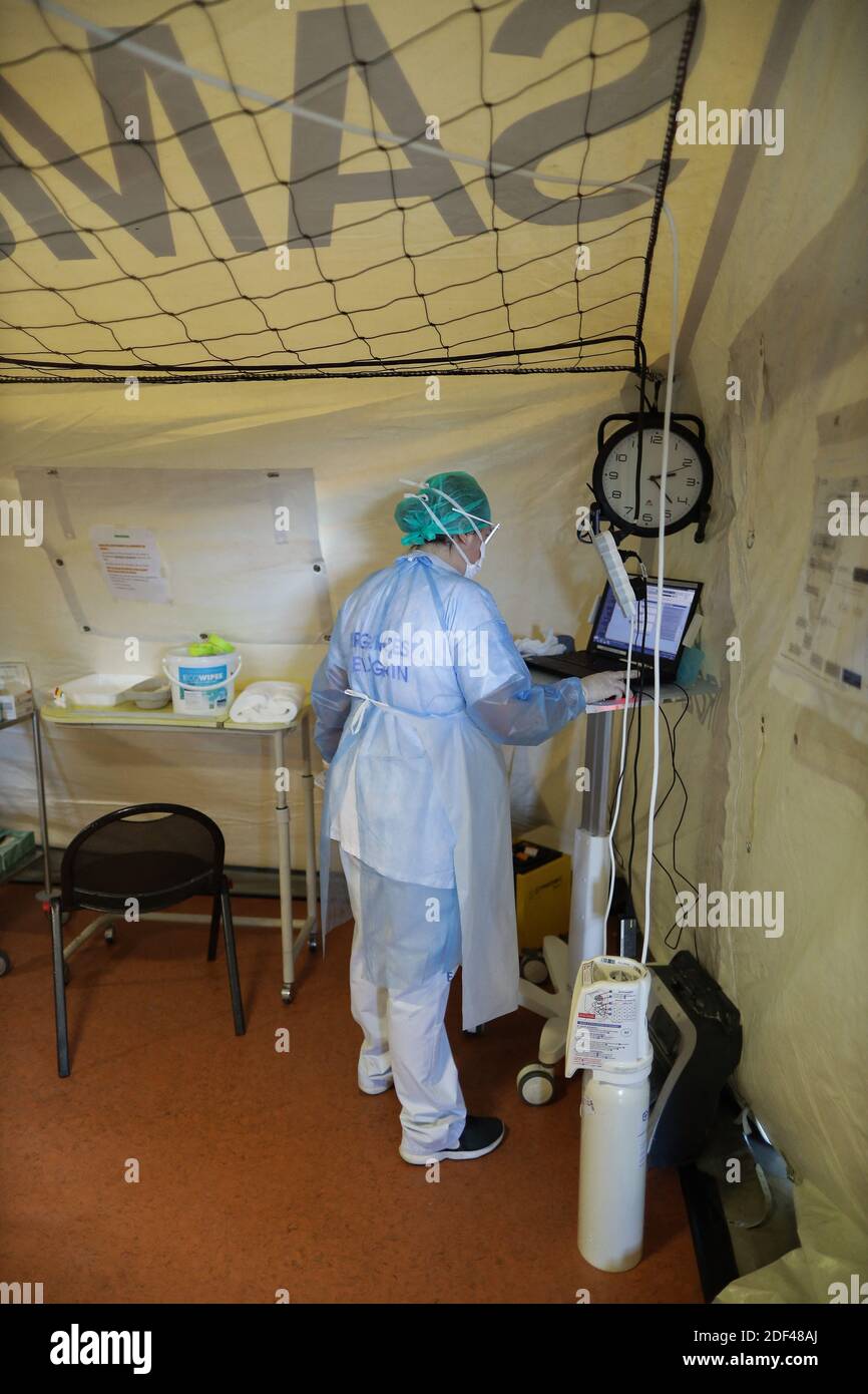 The Bordeaux Pellegrin CHU has set up an advanced medical post at the ...