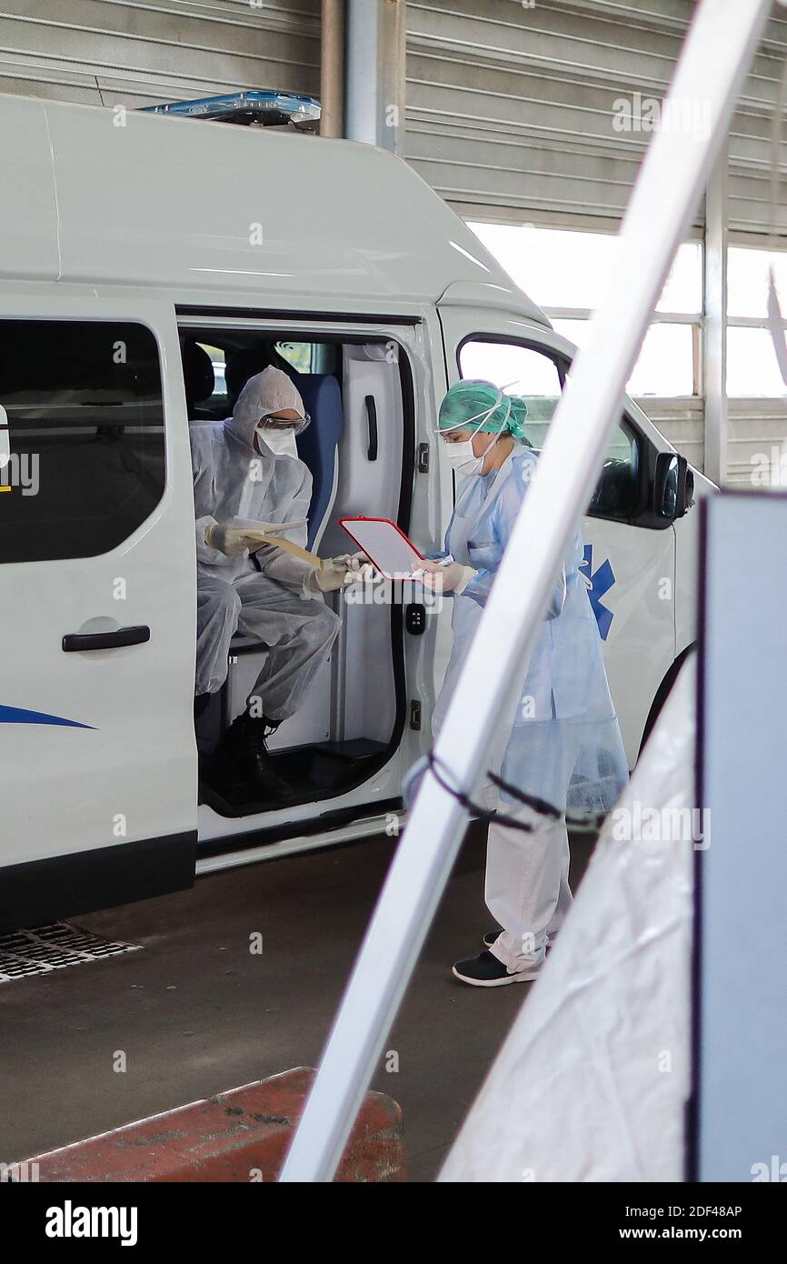 The Bordeaux Pellegrin CHU has set up an advanced medical post at the ...