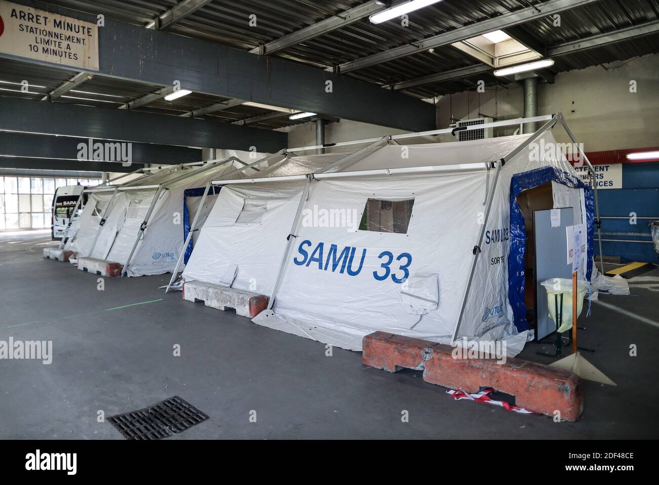 The Bordeaux Pellegrin CHU has set up an advanced medical post at the ...