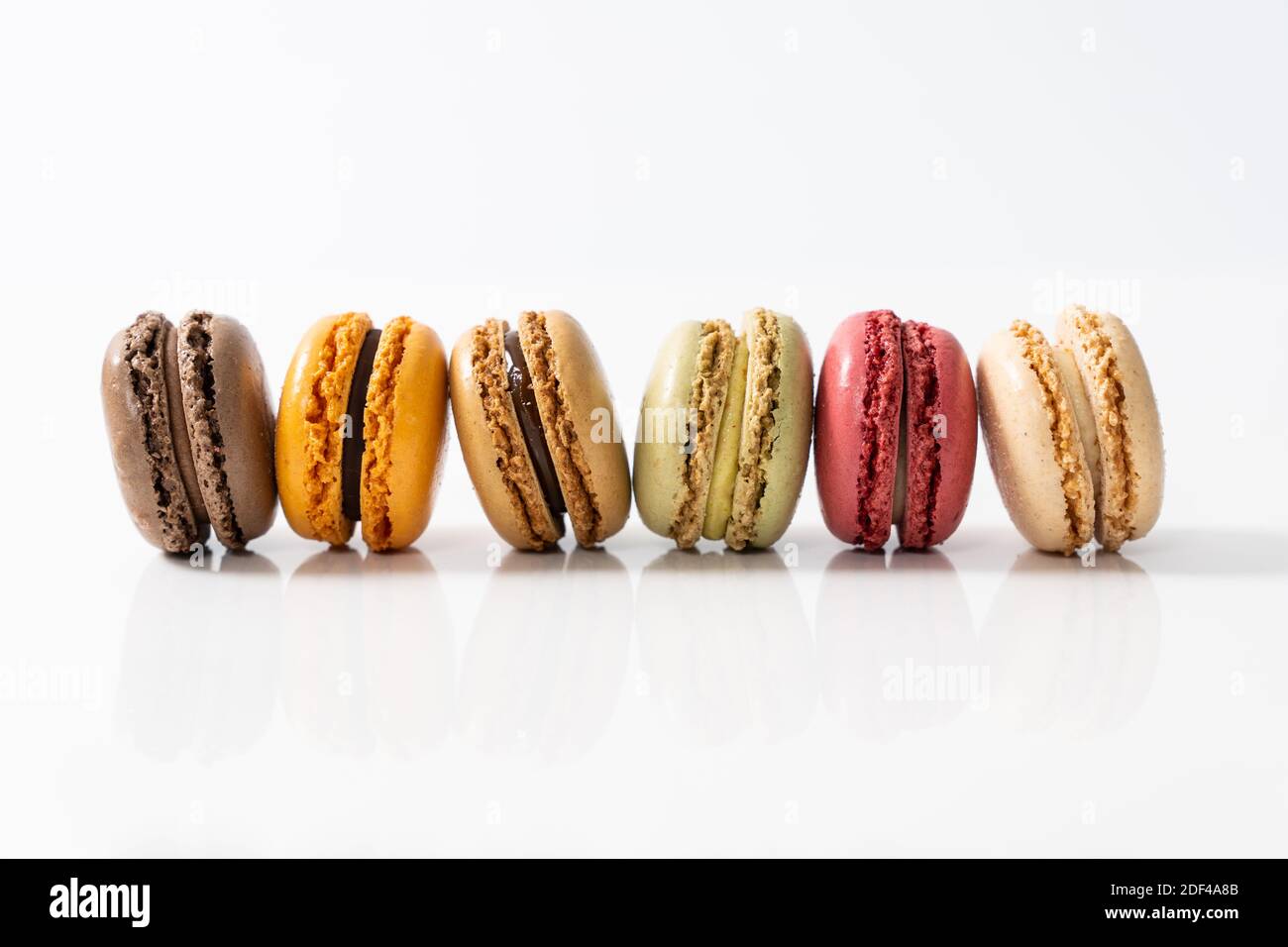 Colorful french dessert macarons Stock Photo - Alamy