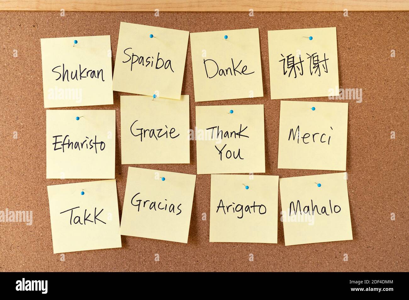 Thank you post it note hi-res stock photography and images - Alamy