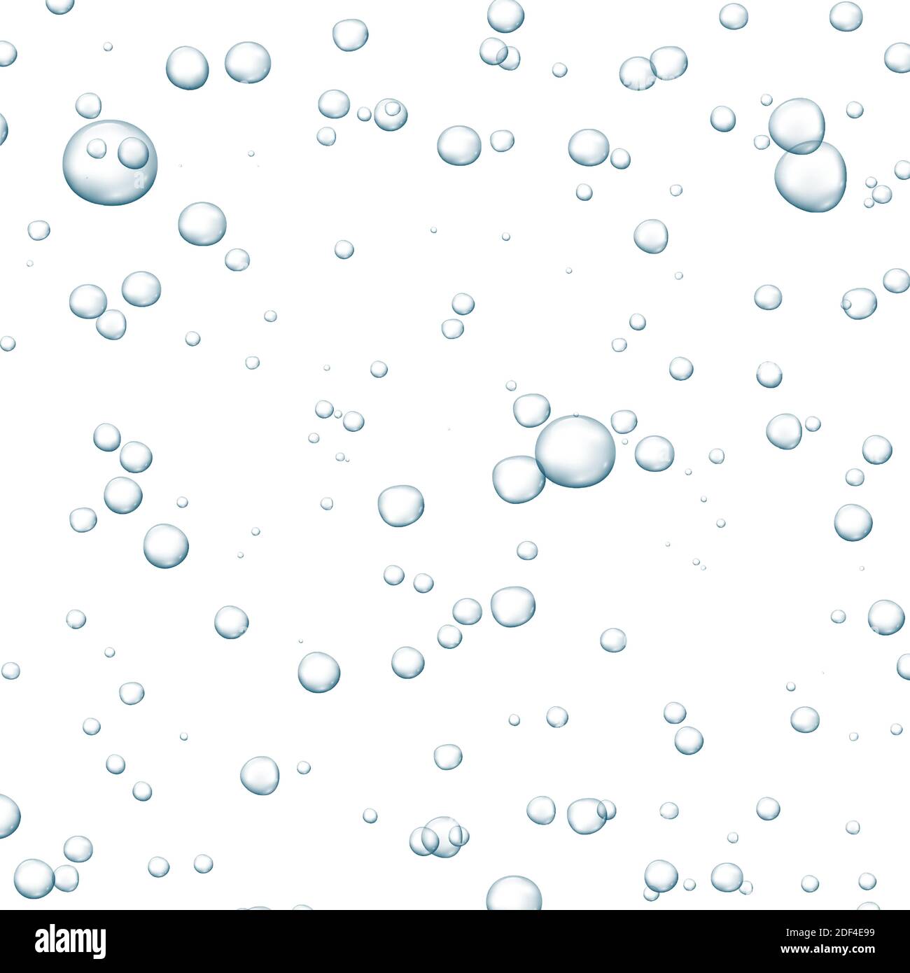 Blue fizzy bubbles. Sparkles underwater stream in water, sea, aquarium ...