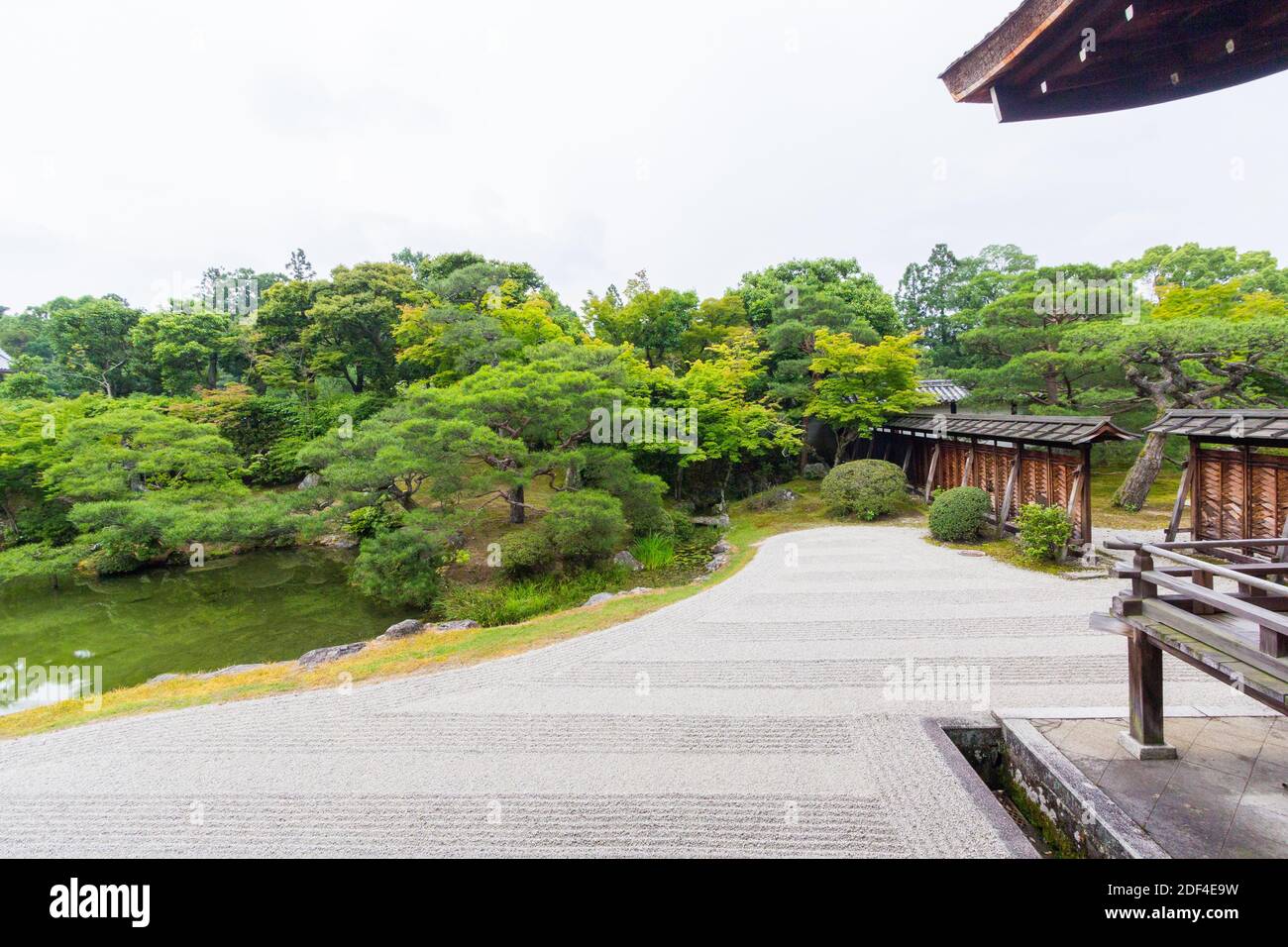 Heritage structures inside the Ninnaji Temple grounds in Kyoto, Japan ...