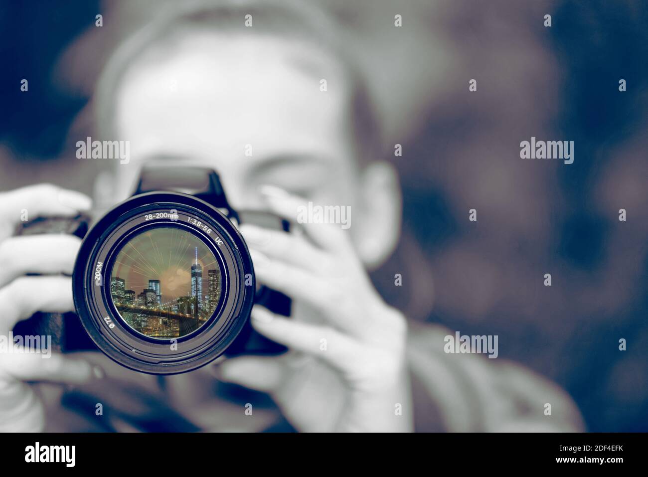 Woman journalist video camera hi-res stock photography and images - Alamy
