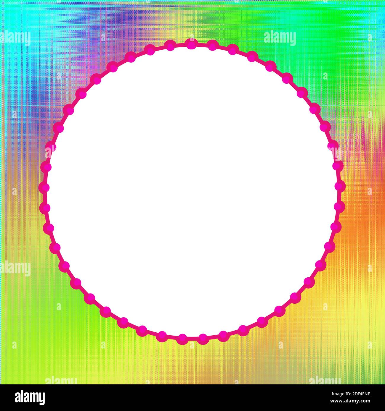 An abstract multicolored motion blur circle frame background image ...