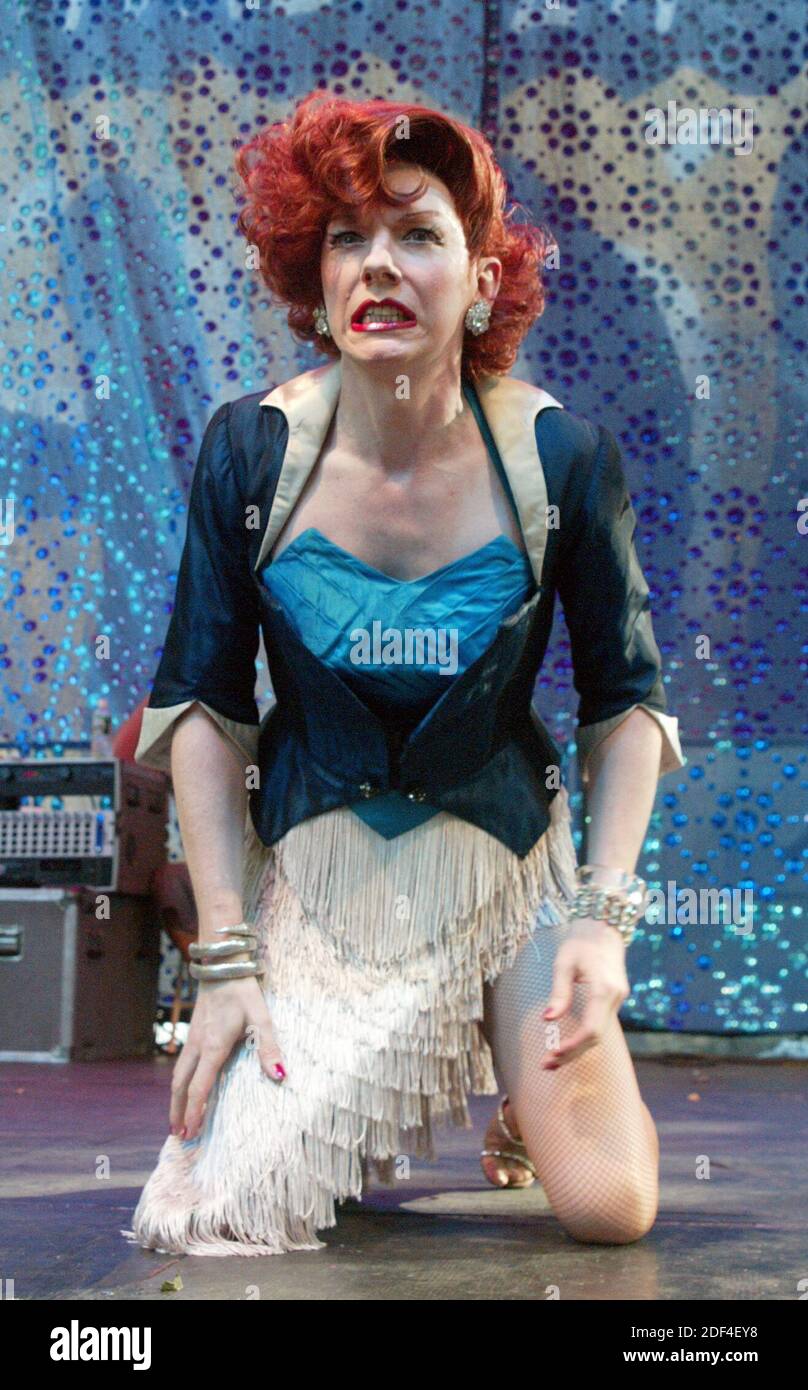 Lypsinka performing at "Wigstock: Back to Its Roots," part of the first ...