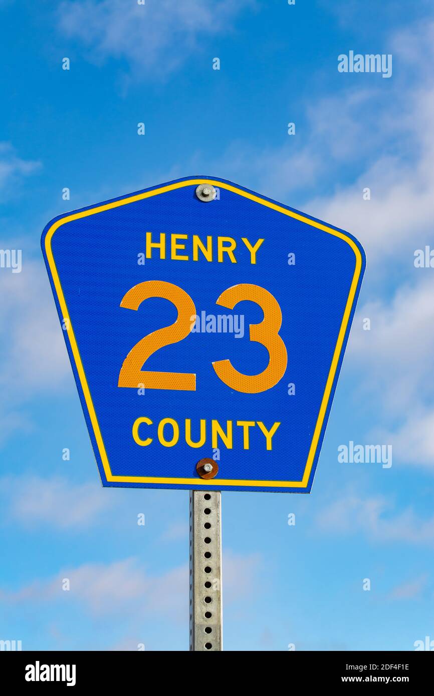 Henry road sign hi-res stock photography and images - Alamy