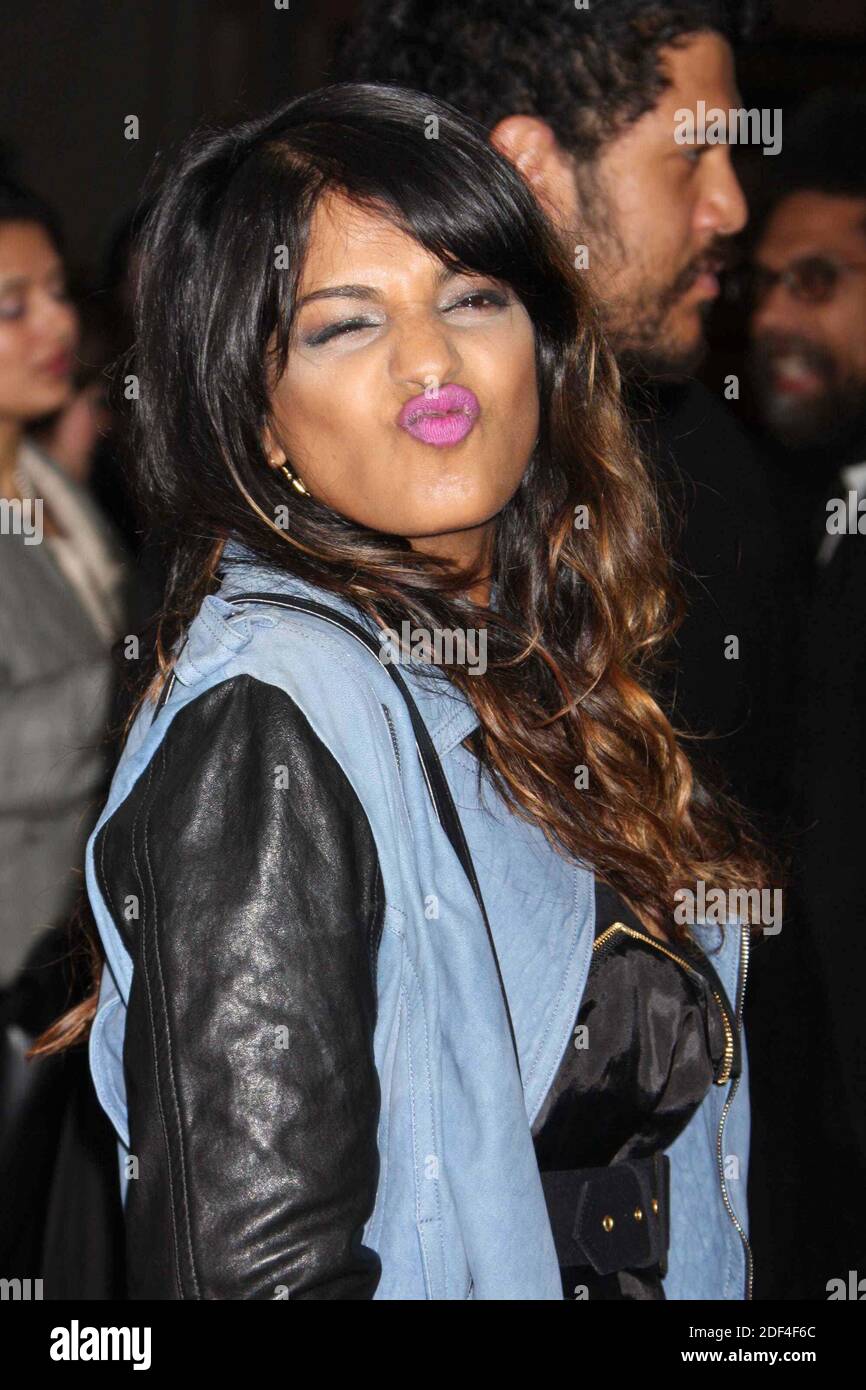 M.I.A., the Sri Lankan rapper Mathangi "Maya" Arulpragasam arriving at ...