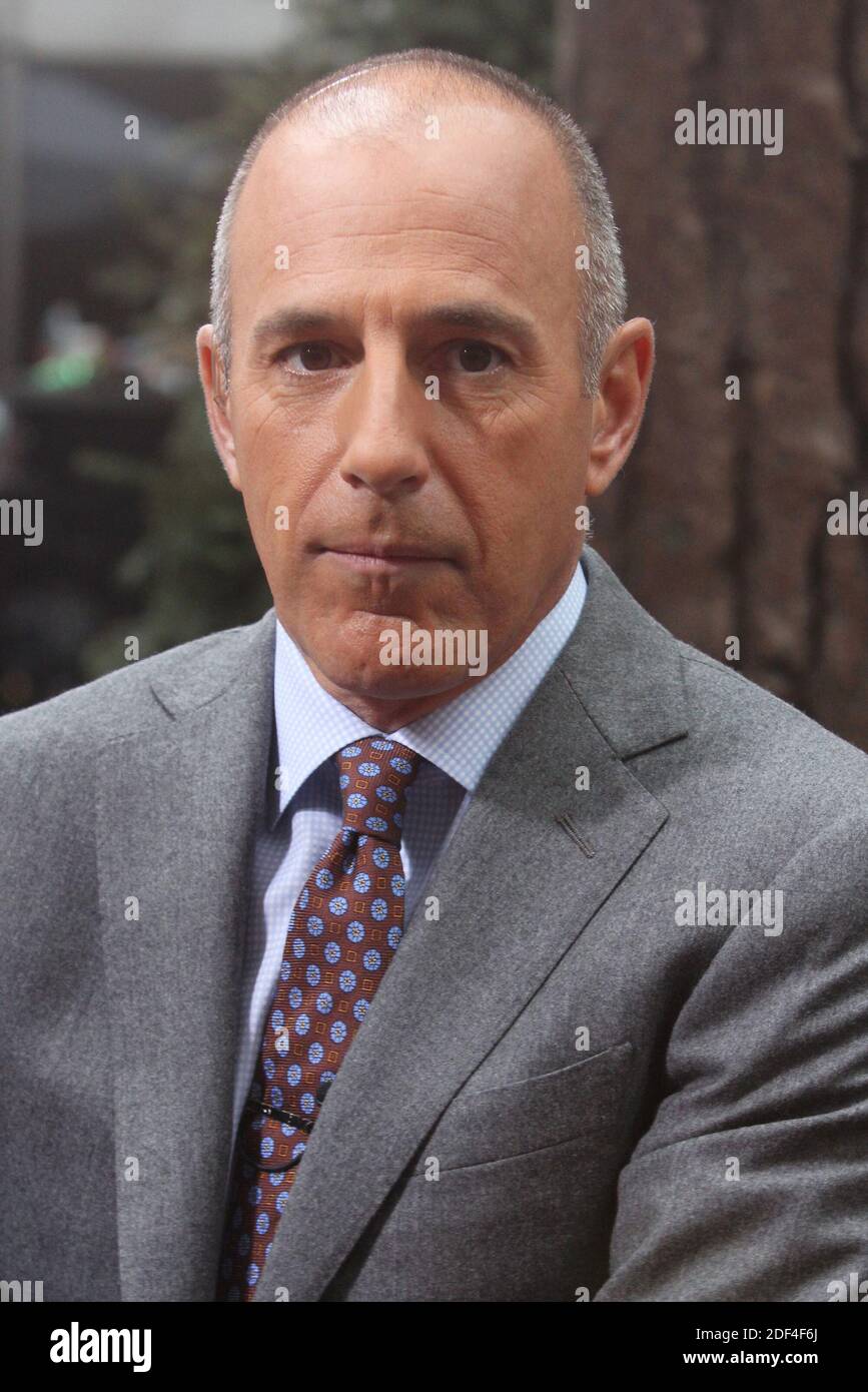 Matt Lauer on NBC's TODAY Show Toyota Concert Series at Rockefeller ...