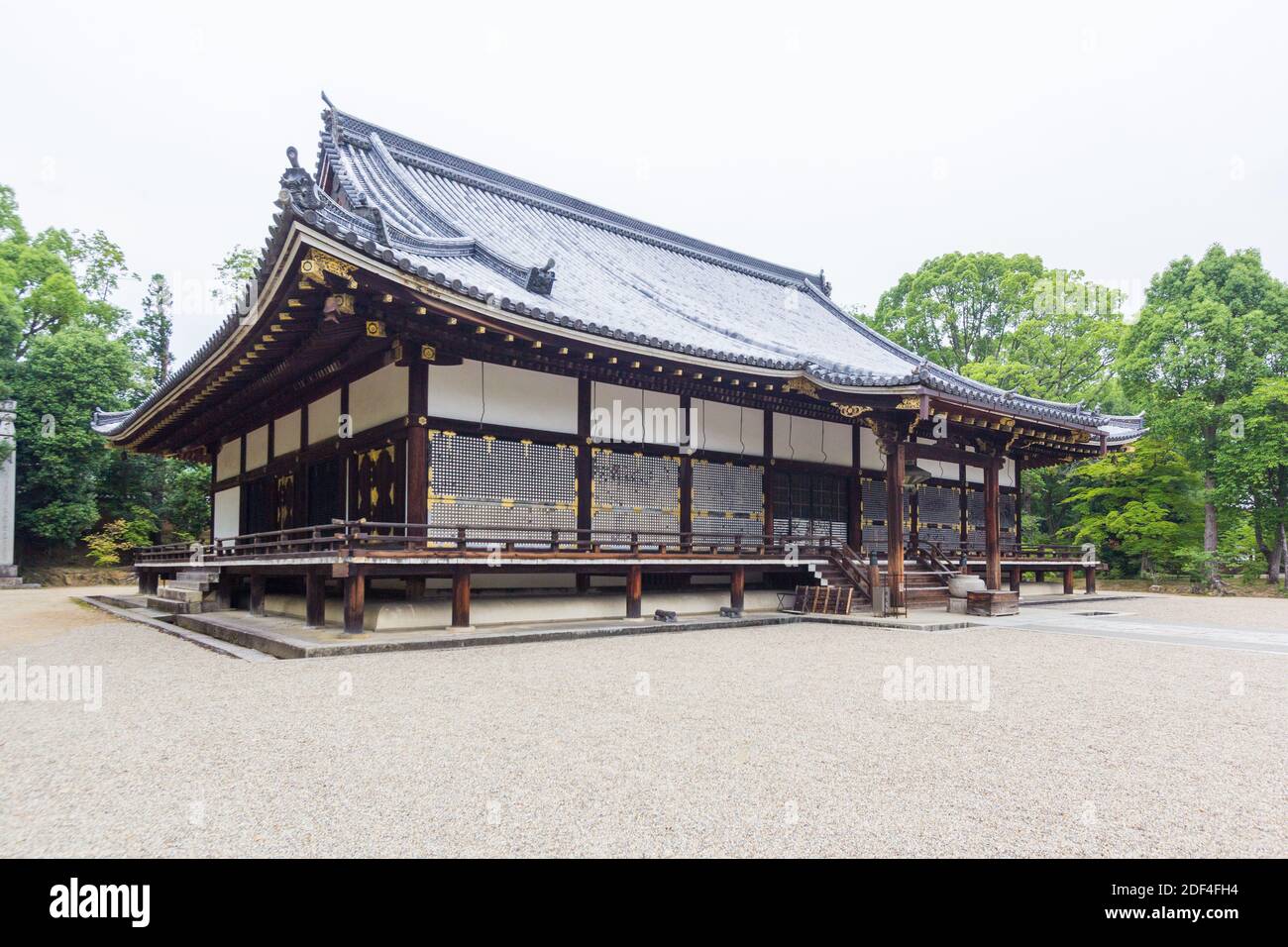 Heritage structures inside the Ninnaji Temple grounds in Kyoto, Japan ...
