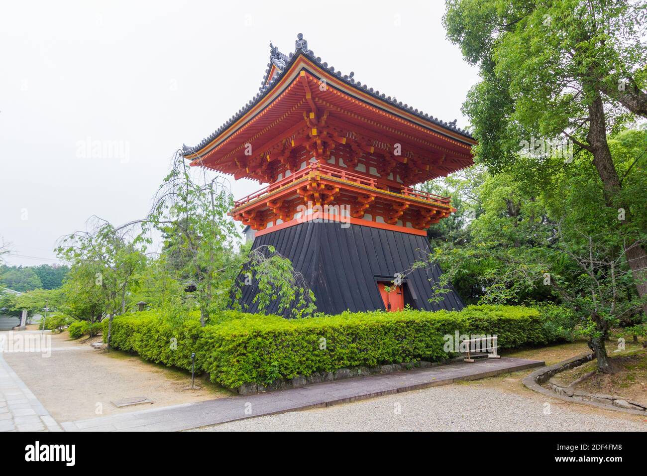 Heritage structures inside the Ninnaji Temple grounds in Kyoto, Japan ...