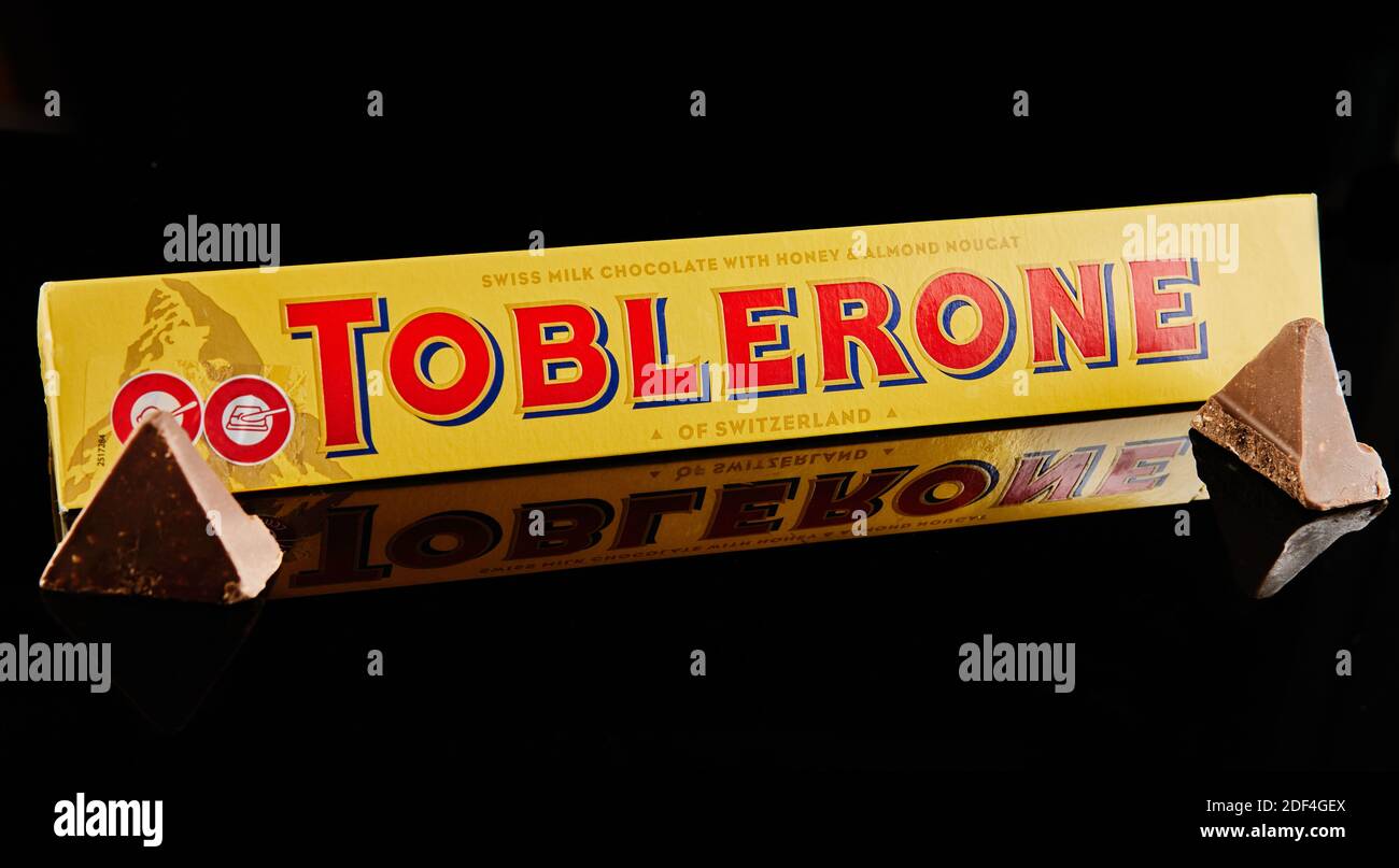 Toblerone Chocolate Sweet High Resolution Stock Photography and Images ...