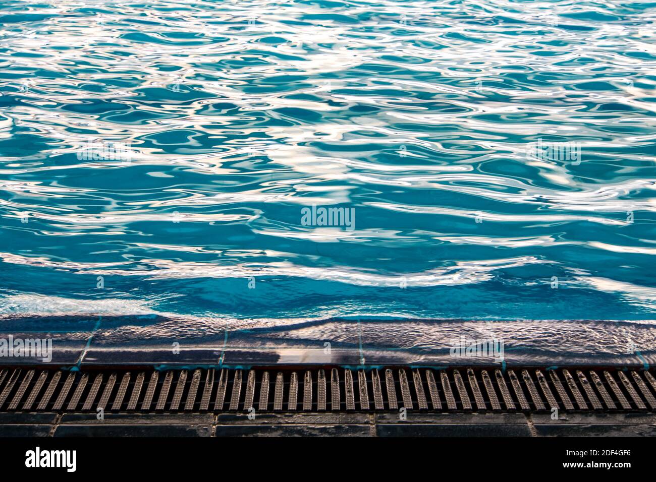 The ripple on the water surface in the swimming pool Stock Photo - Alamy