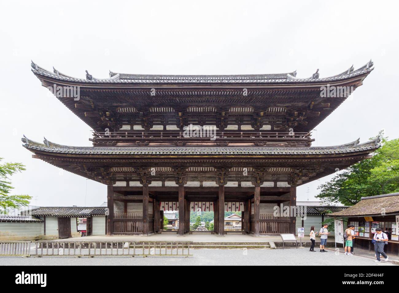 Heritage structures inside the Ninnaji Temple grounds in Kyoto, Japan ...
