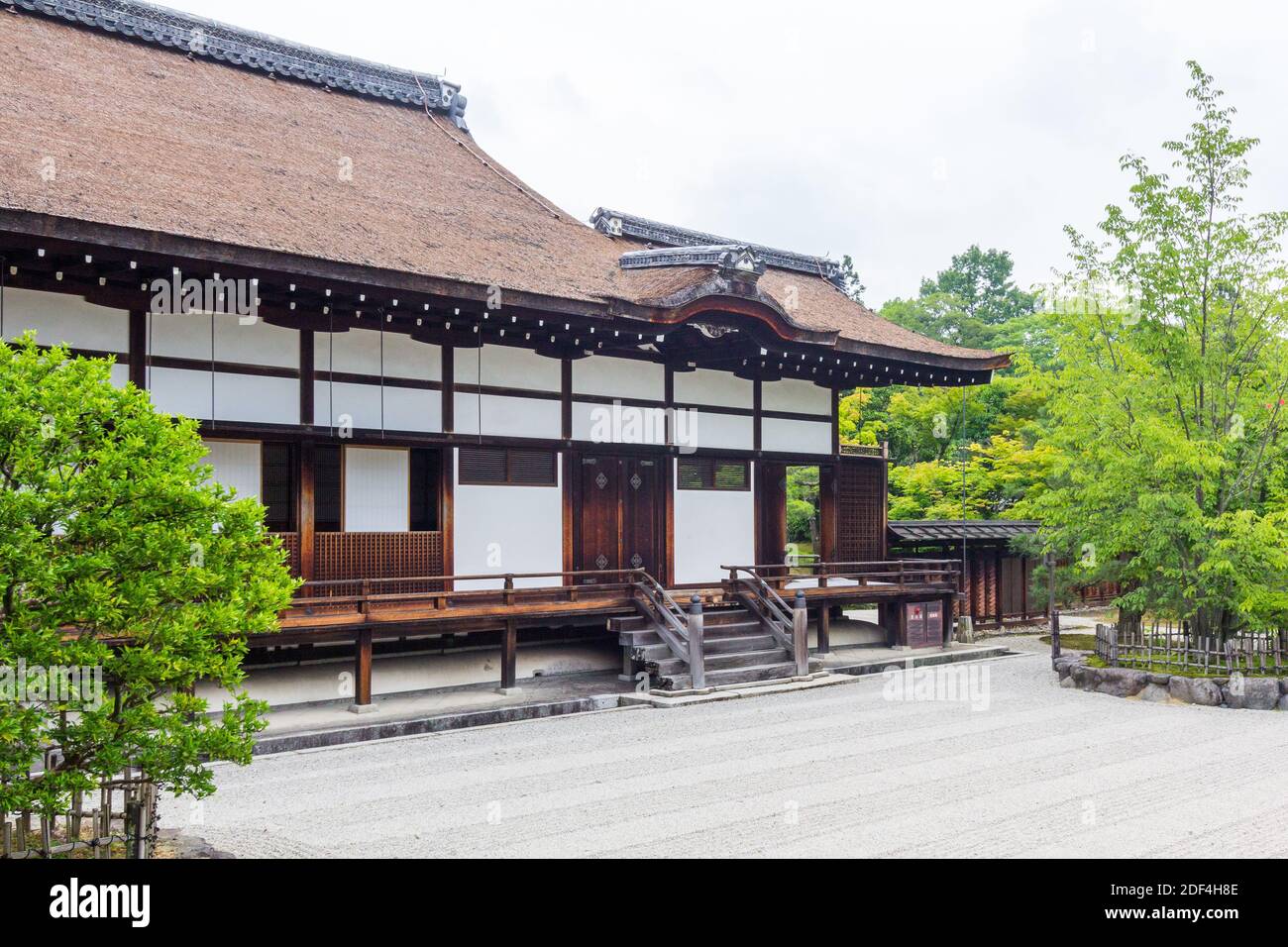 Heritage structures inside the Ninnaji Temple grounds in Kyoto, Japan ...