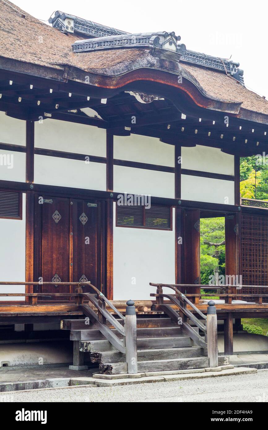 Heritage structures inside the Ninnaji Temple grounds in Kyoto, Japan ...