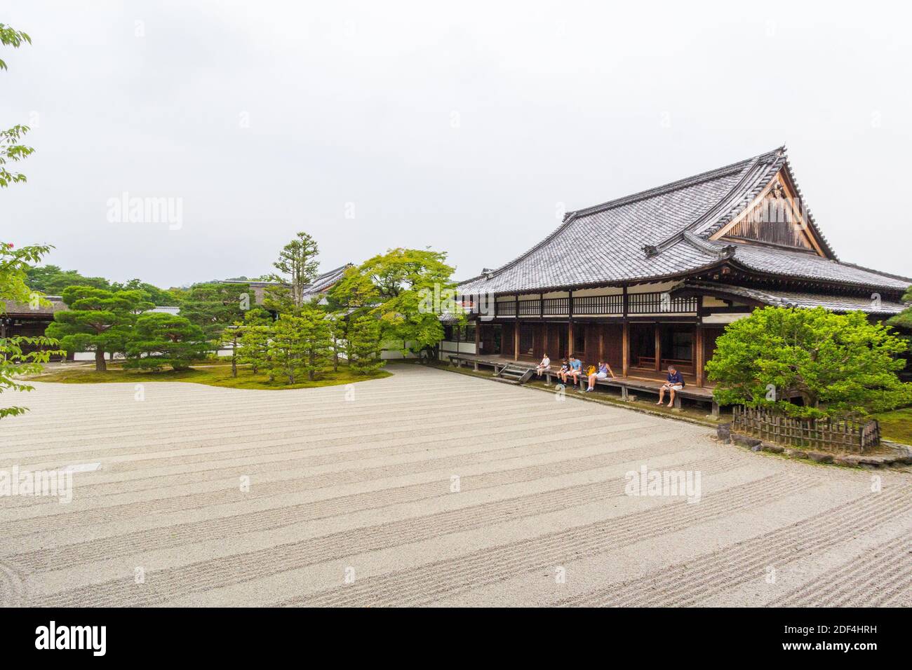 Heritage structures inside the Ninnaji Temple grounds in Kyoto, Japan ...